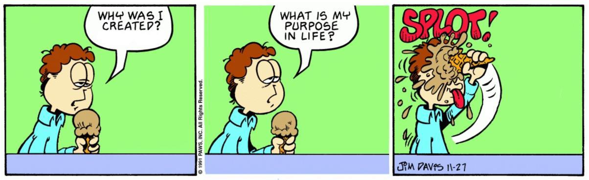 Jon gets existential, and then tries to numb the pain. | Scrolller