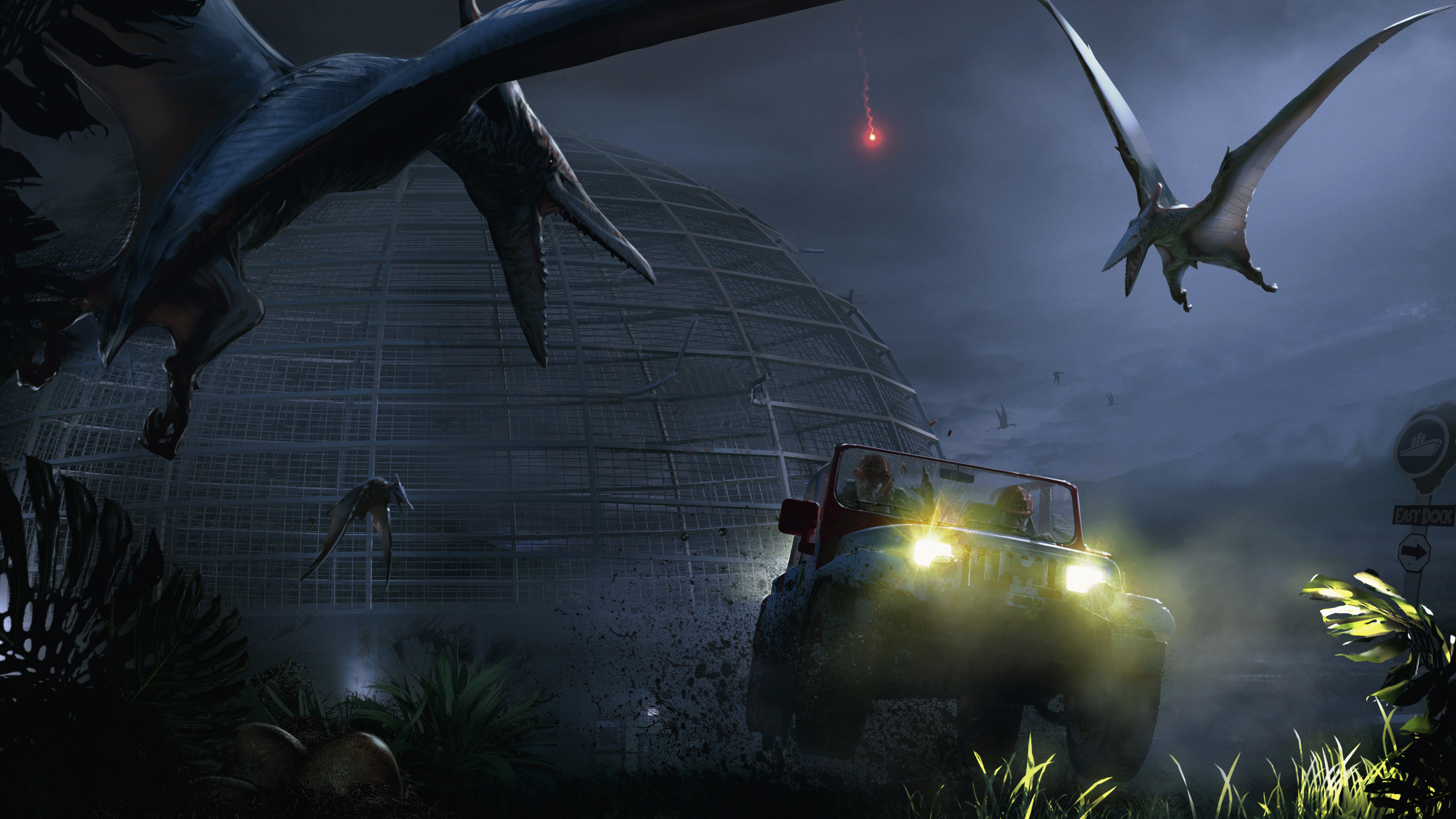 Jurassic Park - Ernie & Tiago: Escape from Isla Nublar, by Pierre Santamaria | Scrolller