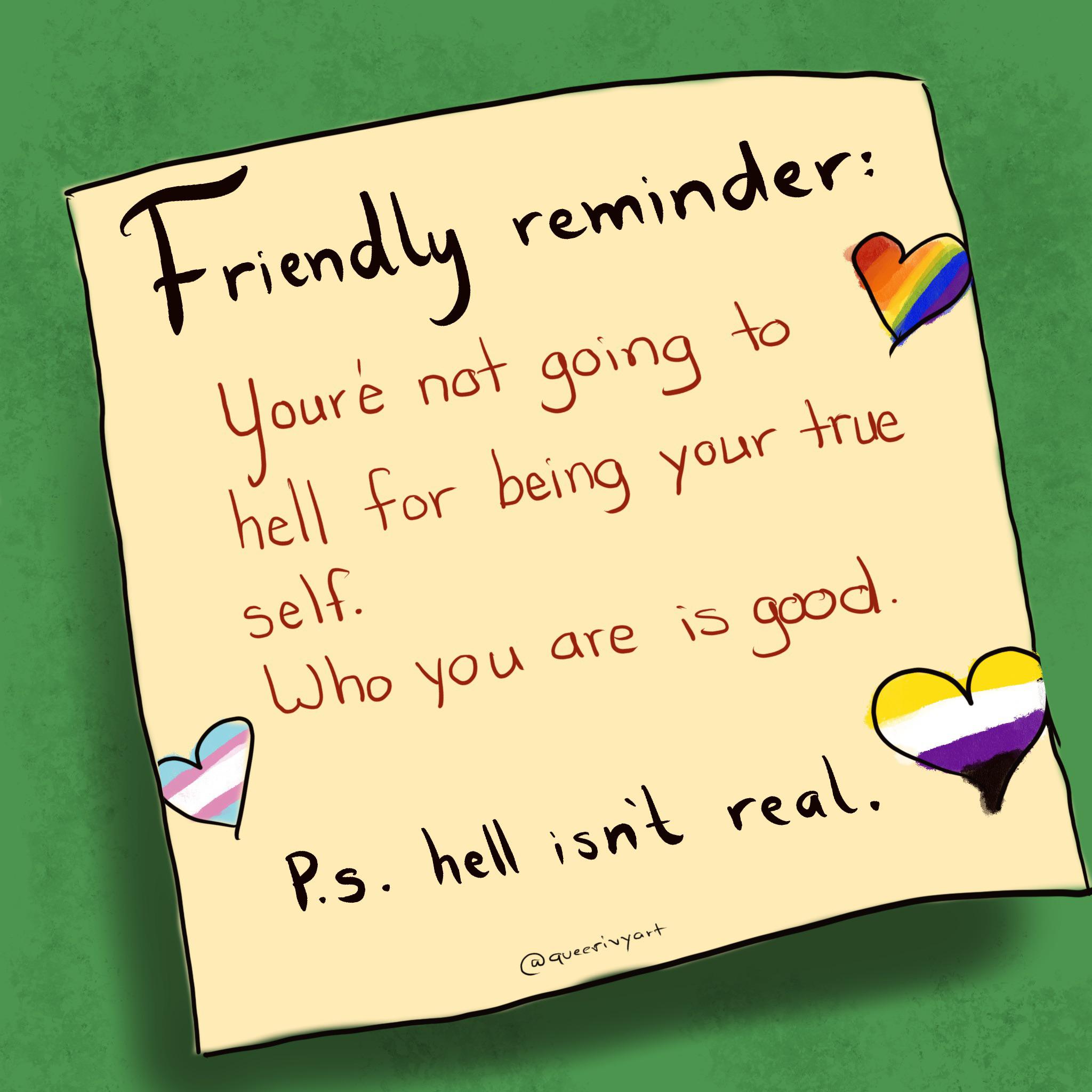 Just a friendly reminder. | Scrolller