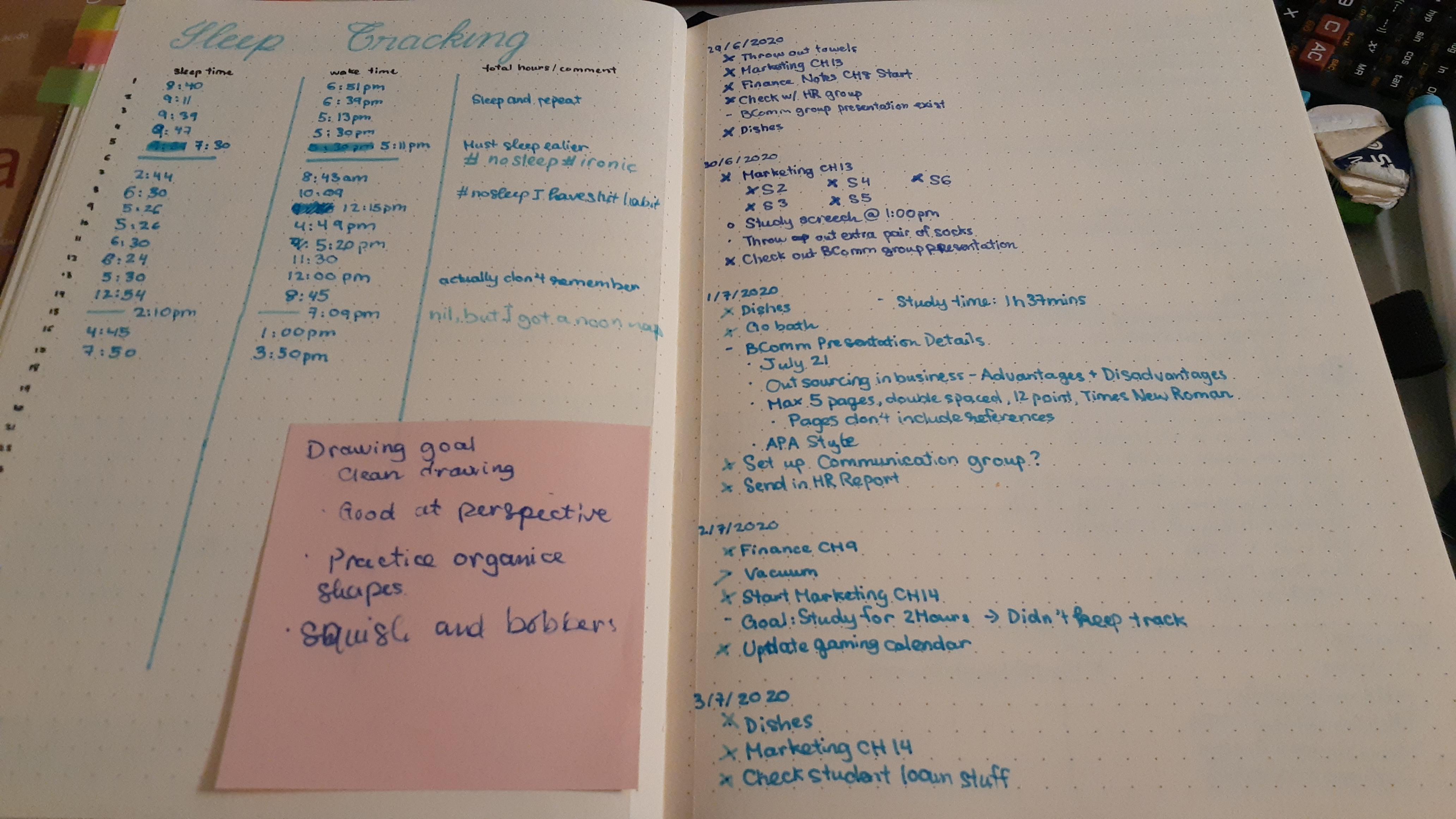 Just a regular page in my bujo, I feel like being neat this month! | Scrolller