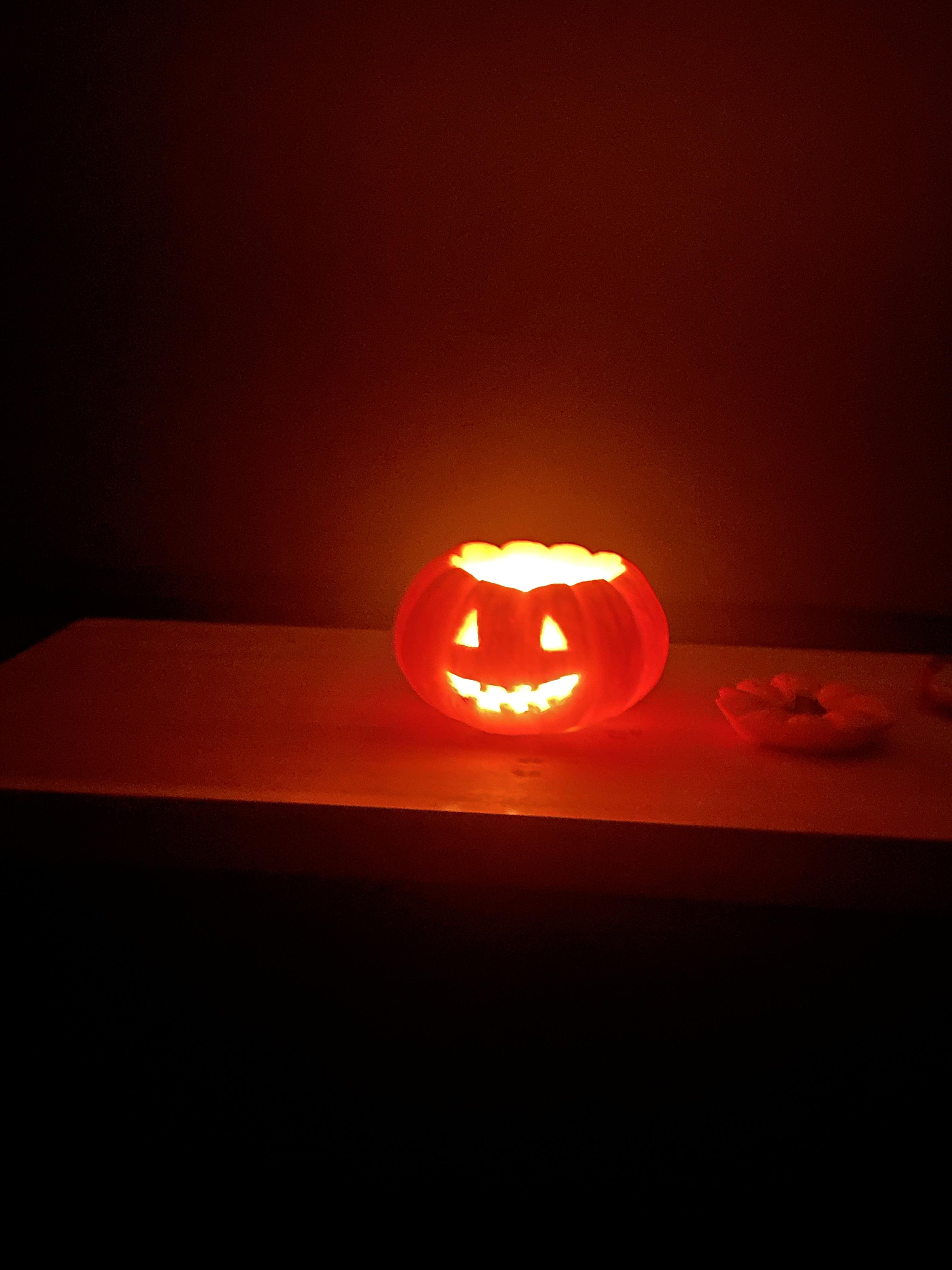 Just a tiny jack-o'-lantern | Scrolller