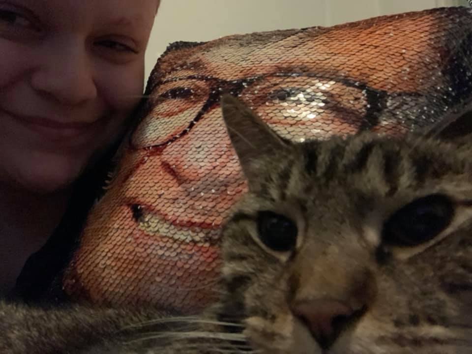 Just an enby and their Danny DeVito pillow | Scrolller