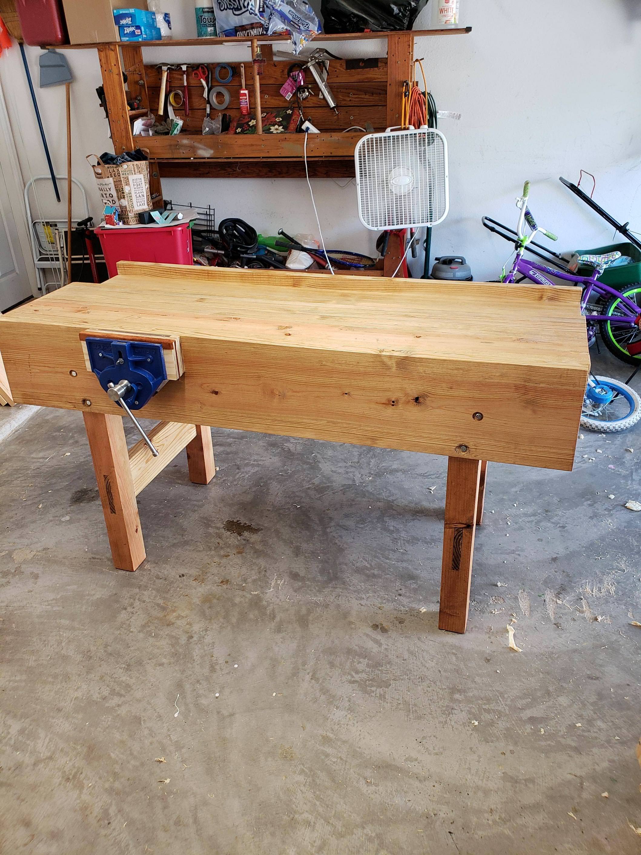 Just finished my new Paul Sellers workbench. | Scrolller