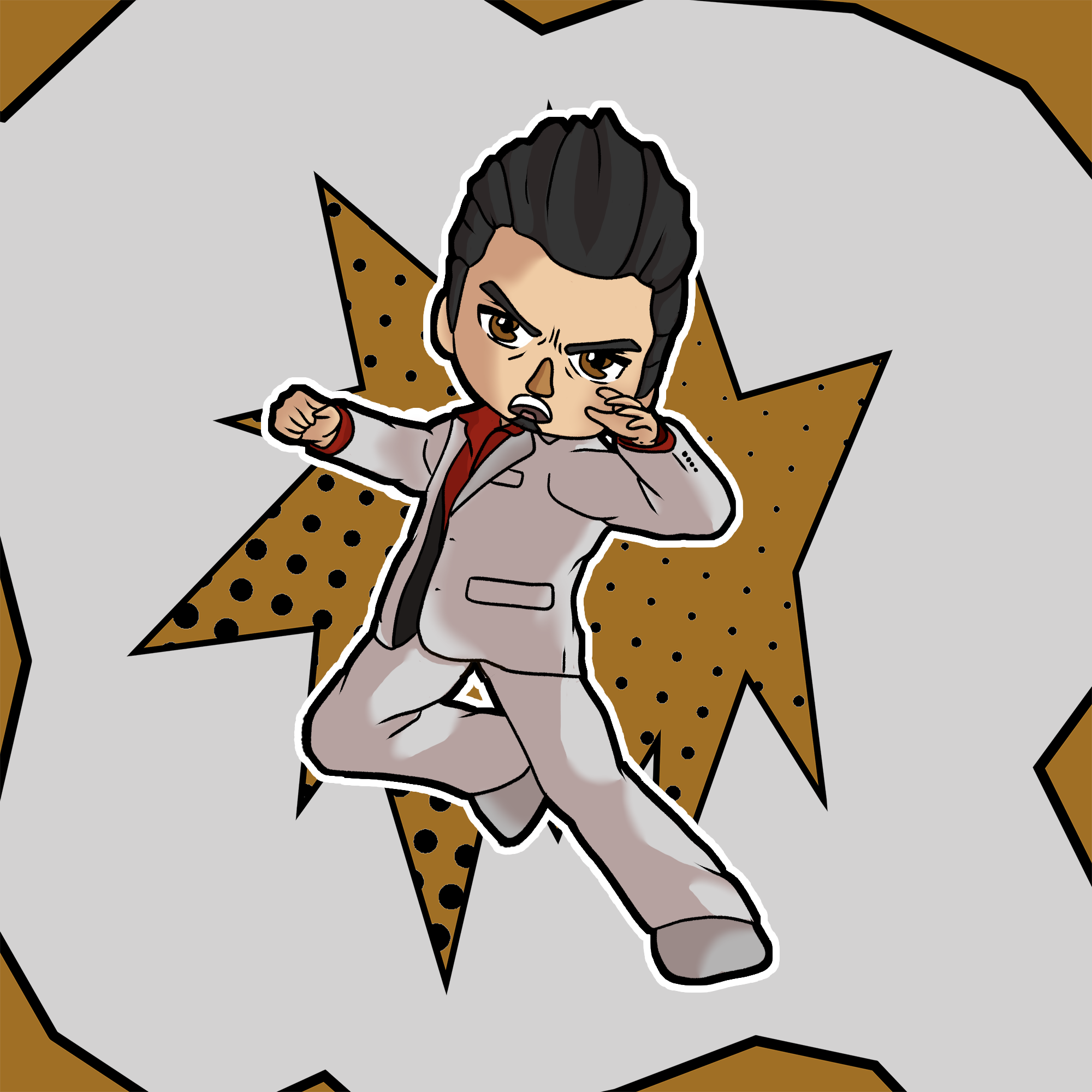 Just finished this chibi Kiryu | Scrolller