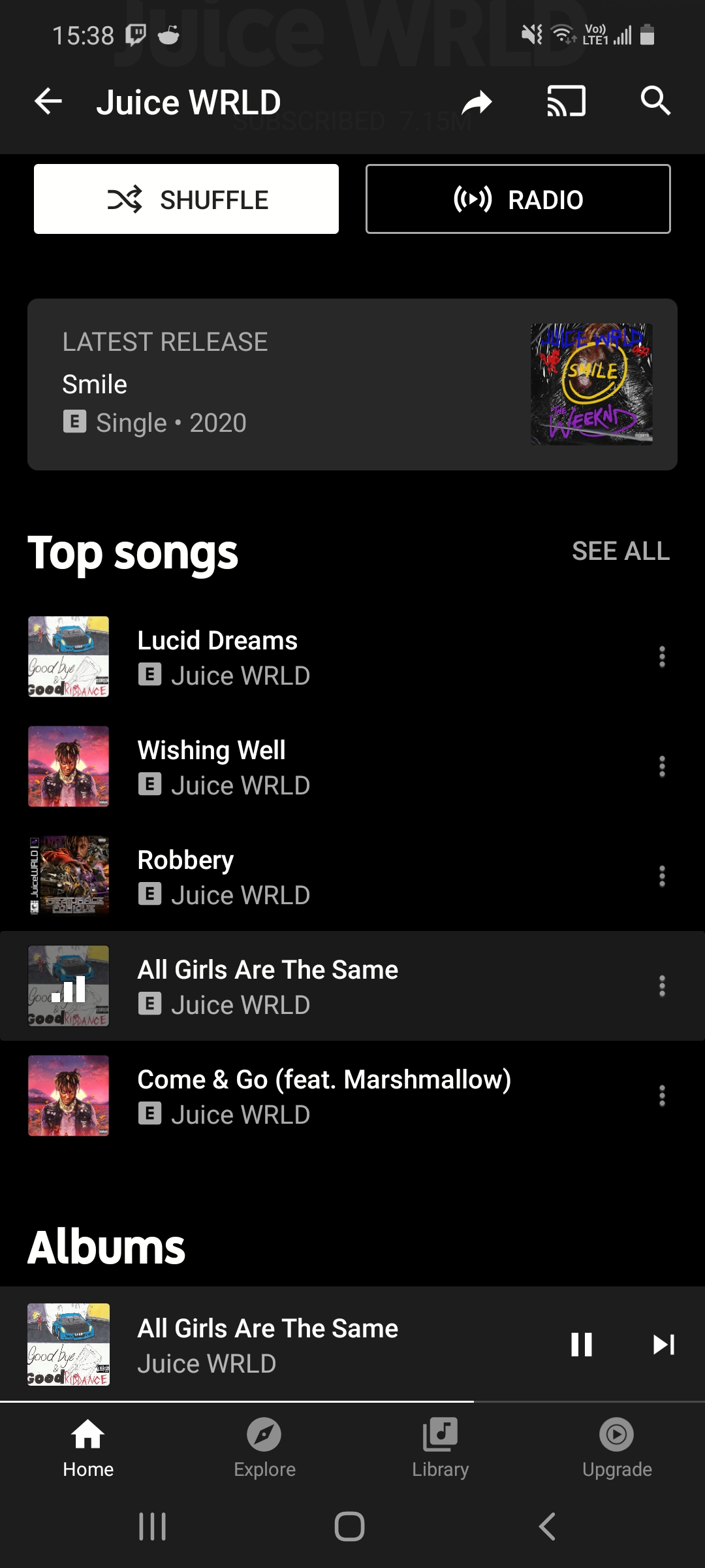 Just found out juice spelled marshmello wrong(btw rest in peace juice WRLD) | Scrolller