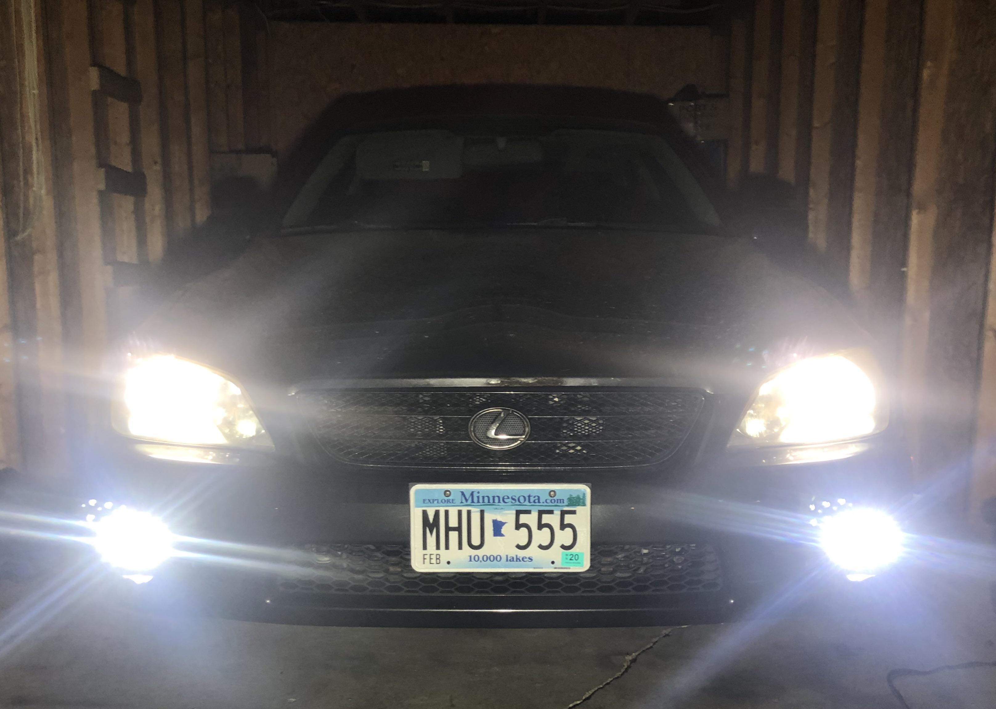 Just installed LED spotlights where the fog lights were and I really like how they look | Scrolller