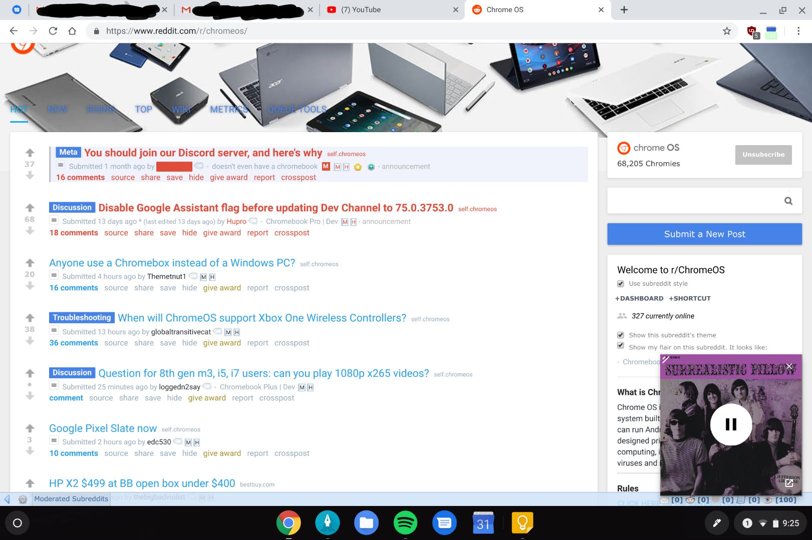 Just noticed the Spotify web player had a Picture in Picture mode. I wish it had more than just ...