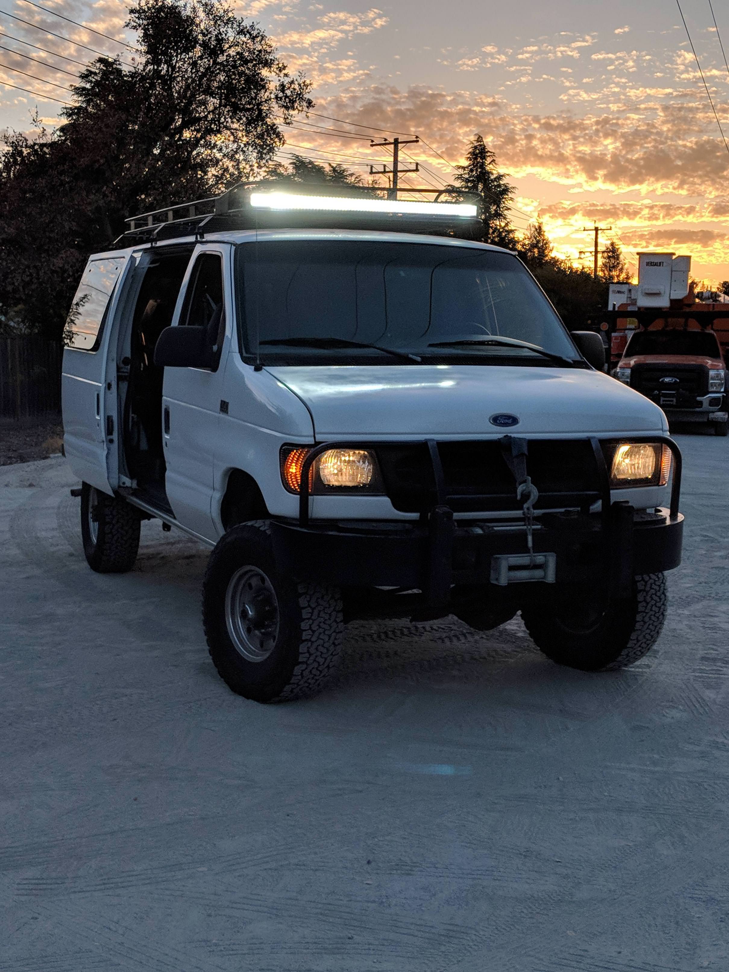 Just picked her up last night! 1996 e350 Quigley with an additional 2 ...