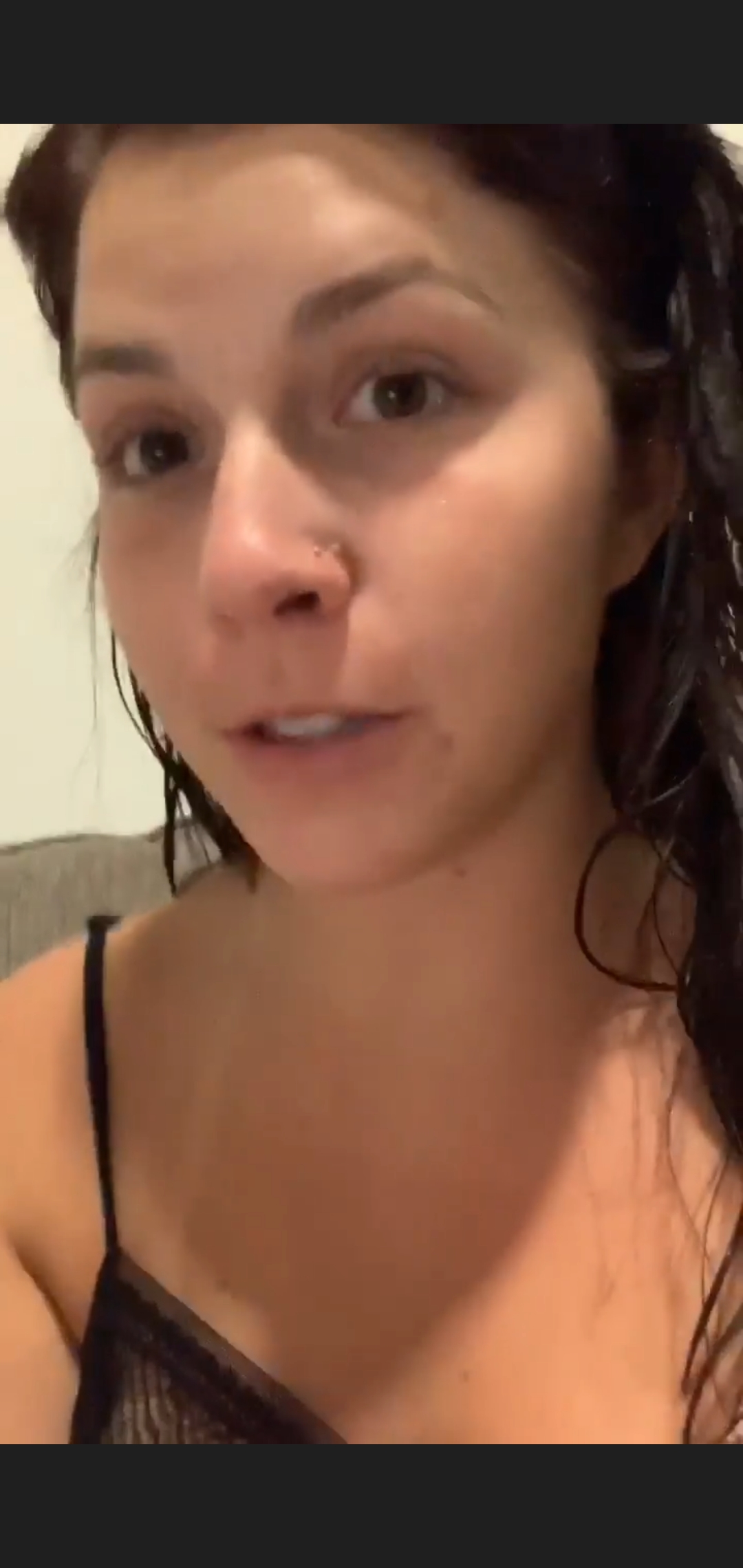 Just regular Nicole wearing her transparent nightgown😜 | Scrolller