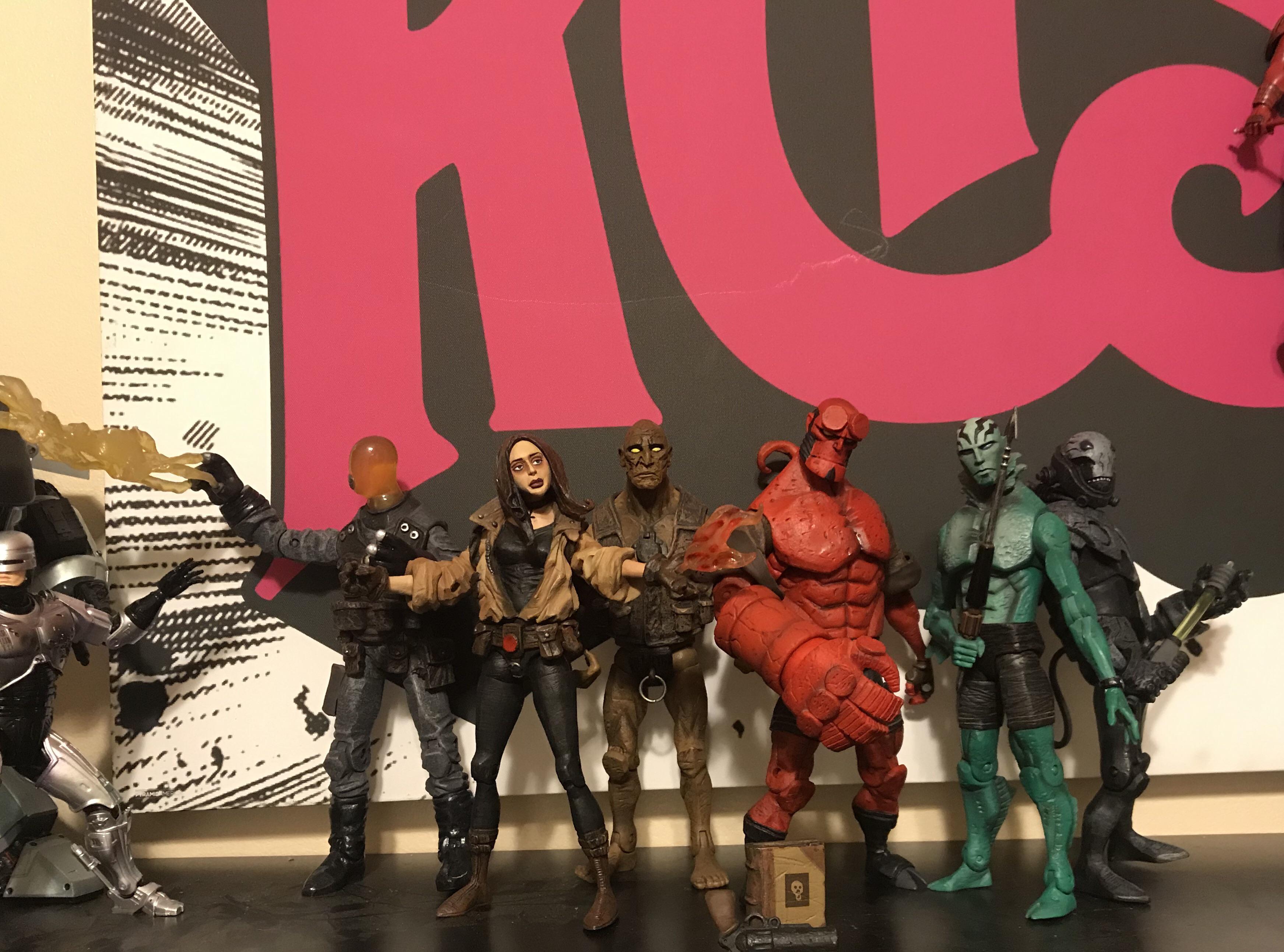 Just wanted to share my love for the old Mezco Hellboy Comic line. Love these figures. | Scrolller