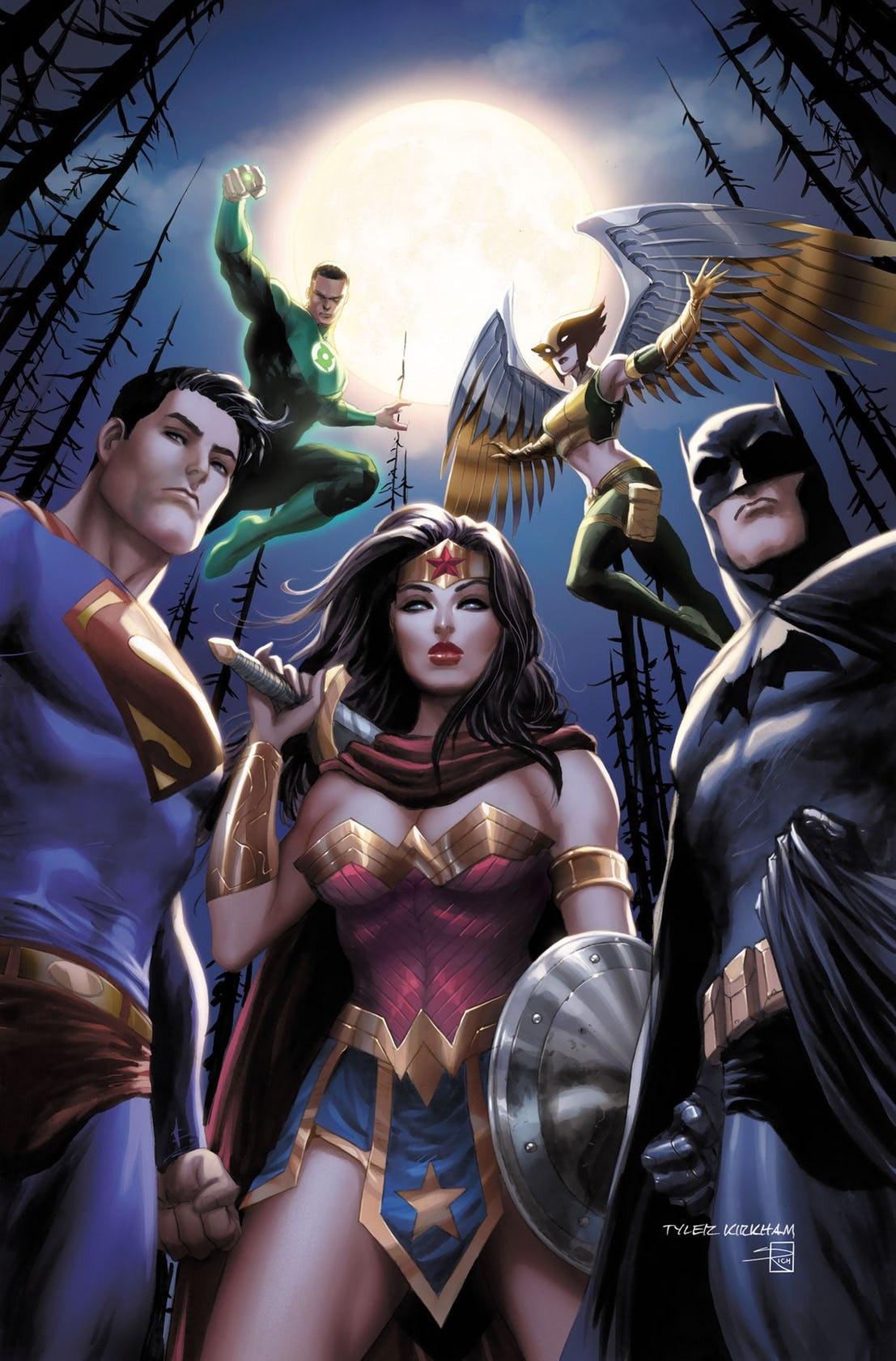 Justice League #35 by Tyler Kirkham & Sabine Rich | Scrolller
