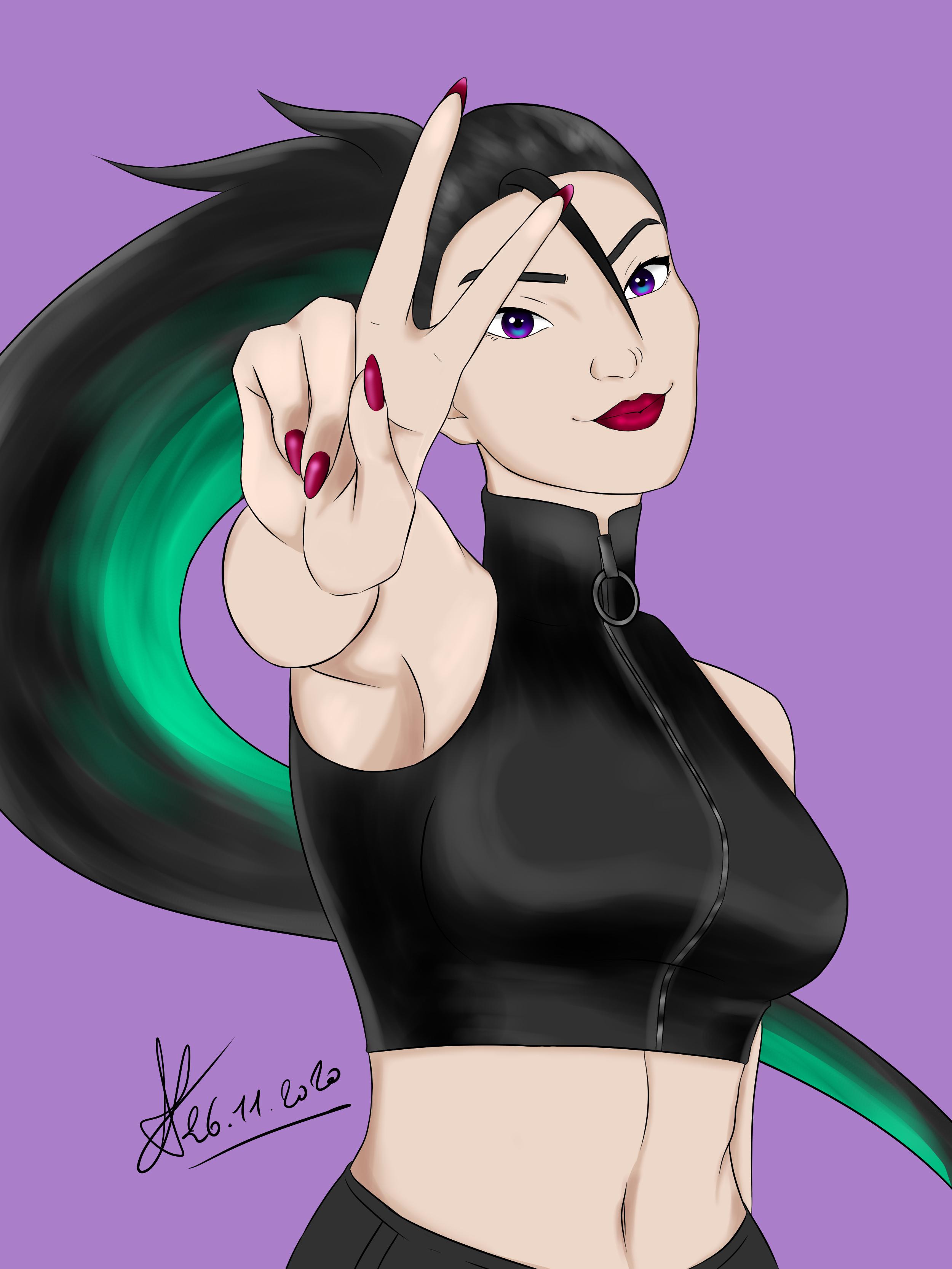 K Da All Out Kaisa Fanart By Me Scrolller
