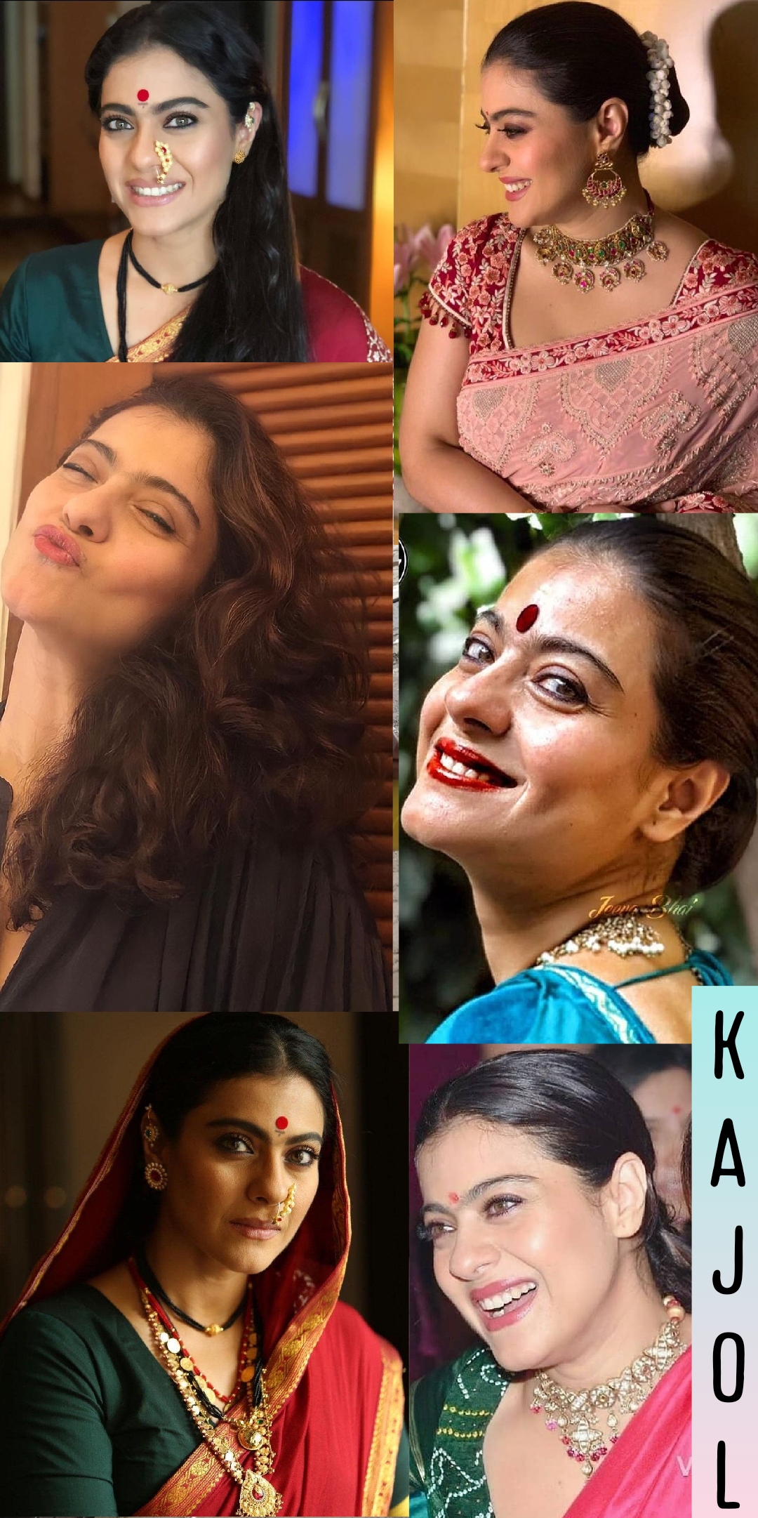 Kajol. Probably the only Milf besides Kareena who can make you cum with just her face ...