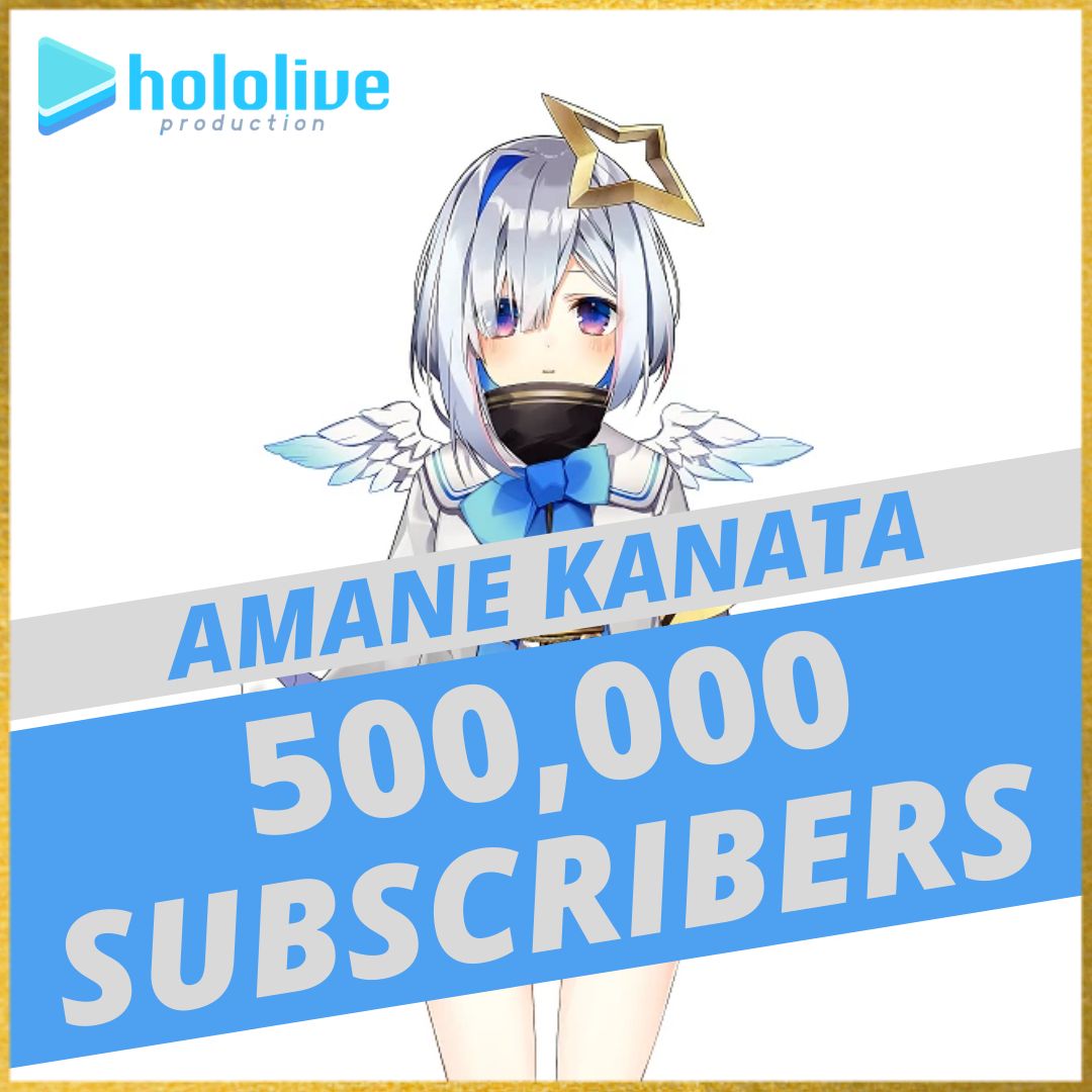 PPT! CONGRATULATIONS to AMANE KANATA of Hololive for achieving 500k HEIMINS! 💫 | Scrolller