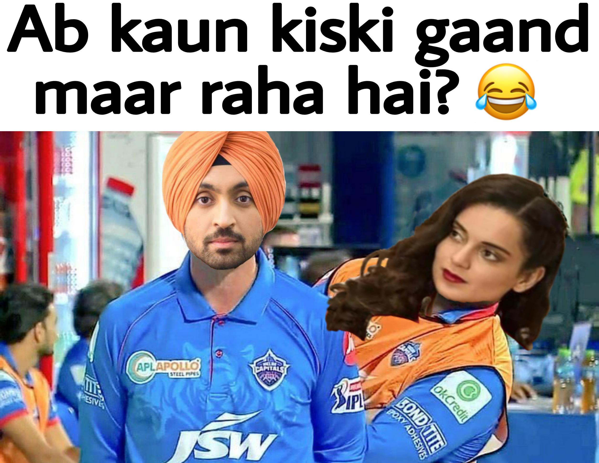 Kangana and her fans Rock, Diljit is in shock. | Scrolller