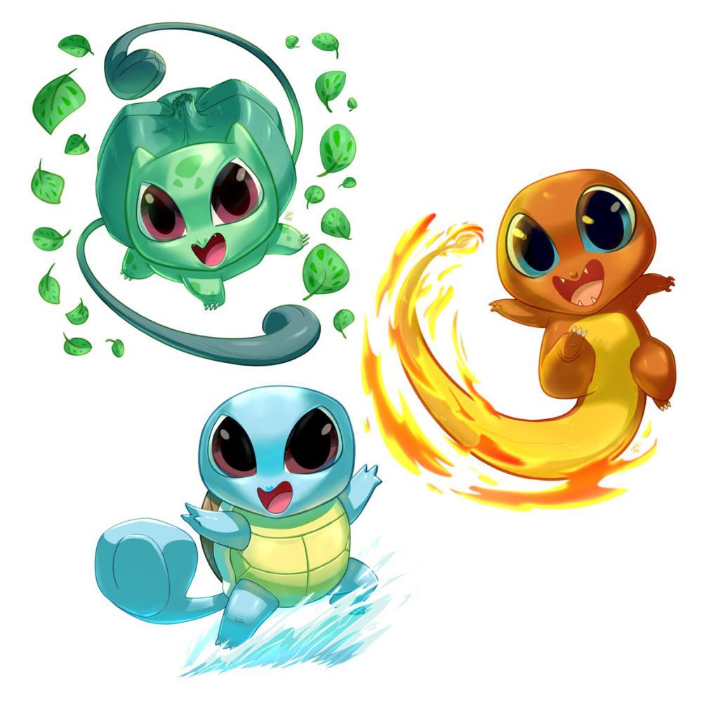 Kanto Starters! | Scrolller