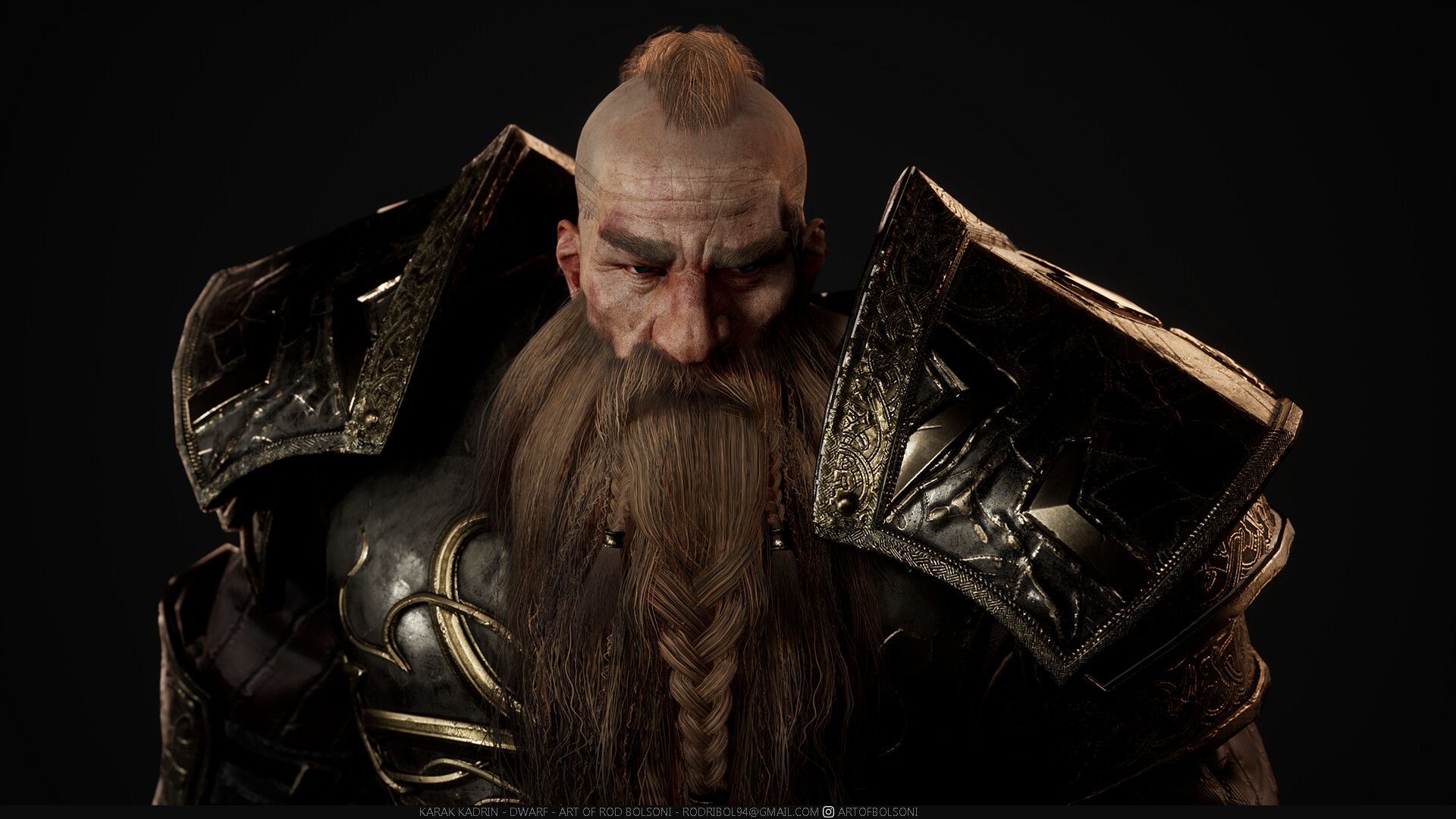 Karak Kadrin - Dwarf by Rodrigo Bolsoni | Scrolller