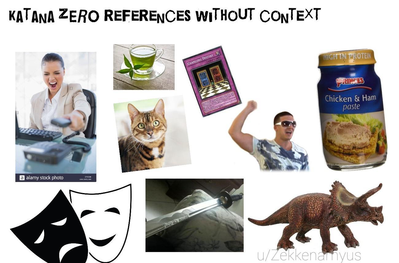 Katana Zero references without context | Scrolller