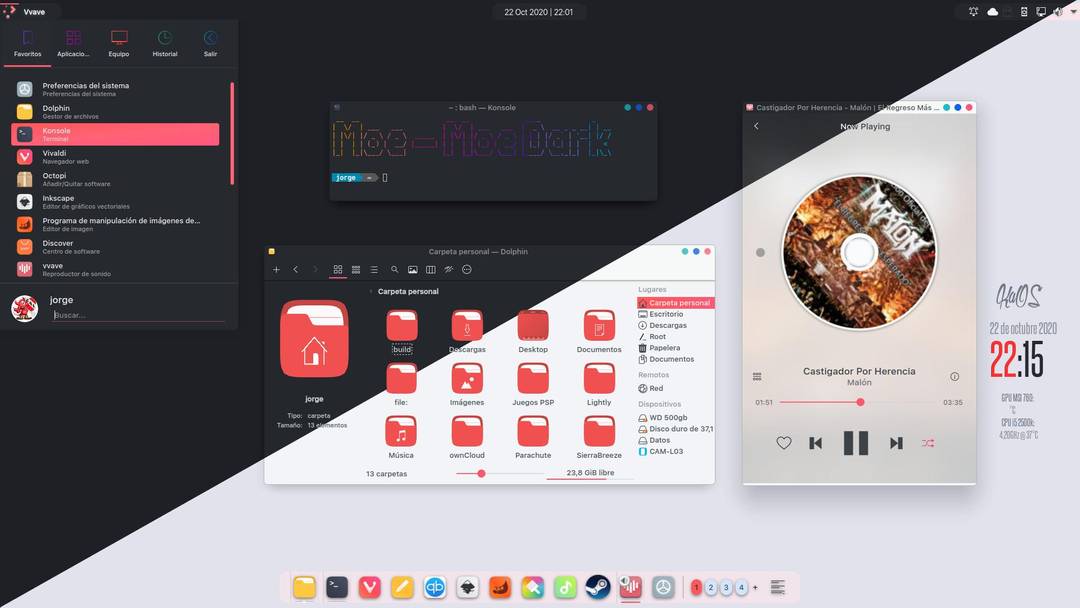 [KDE Plasma] What's new in Moe themes | Scrolller