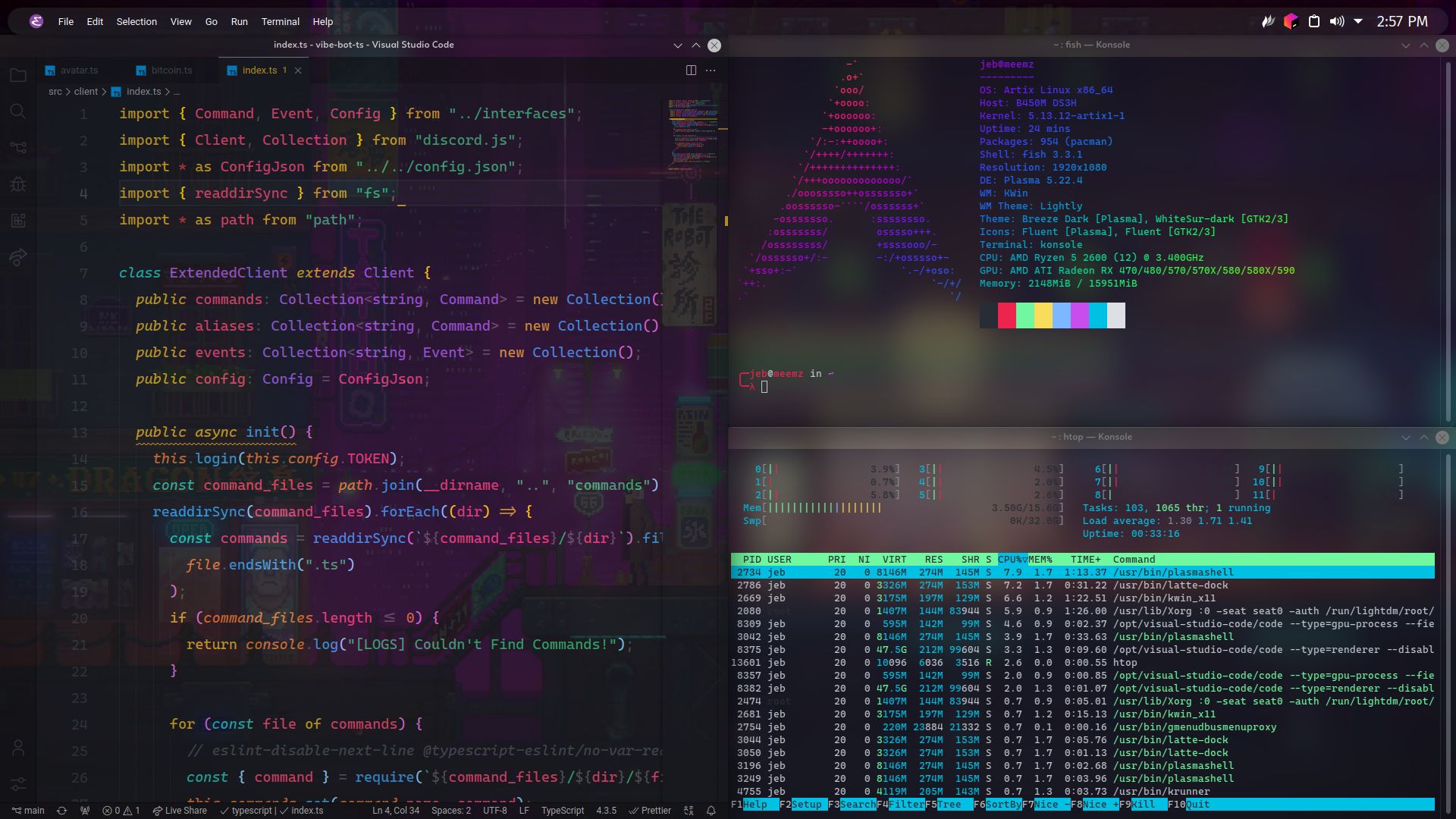 [KDE] Tales of the neon sea, my current setup. | Scrolller