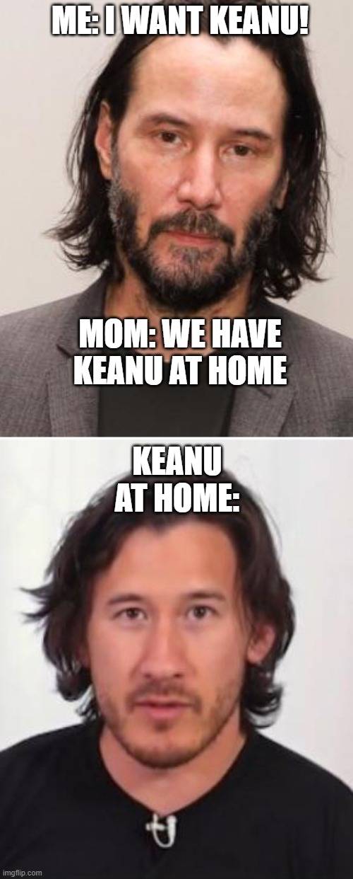 Keanu at home | Scrolller