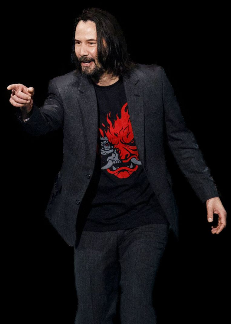Keanu Reeves at E3 | Scrolller