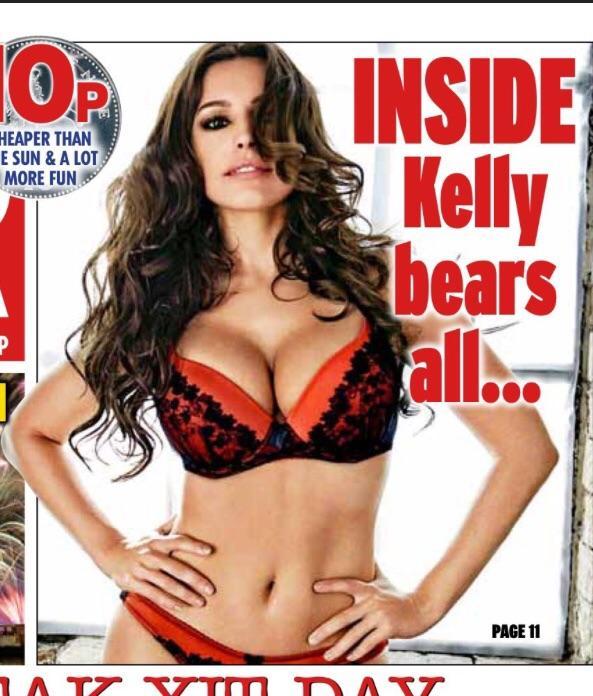 Kelly looking amazing on the front page today | Scrolller