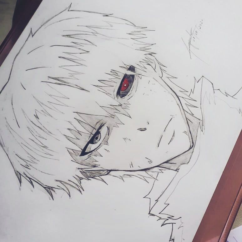 Ken kaneki sketch ......... | Scrolller