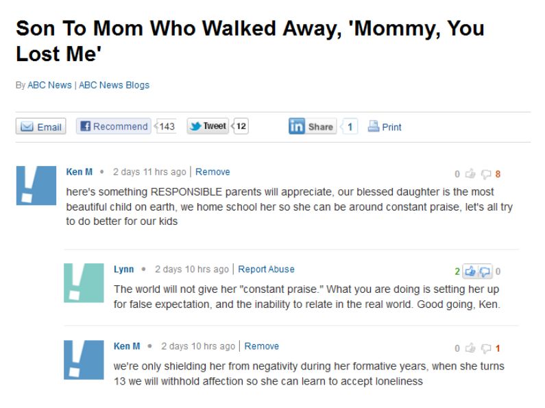 Ken M on responsible parenting | Scrolller