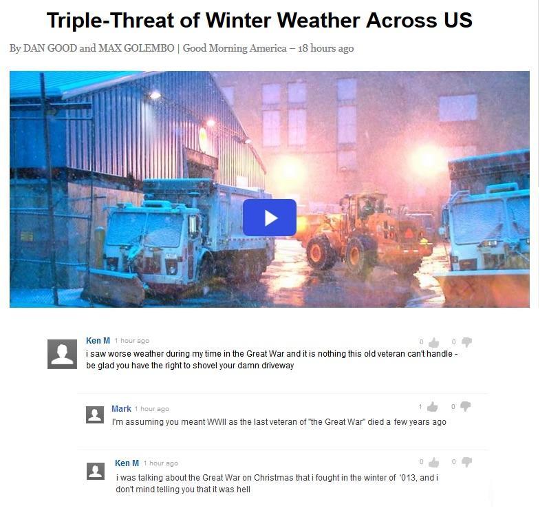Ken M on the Great War | Scrolller