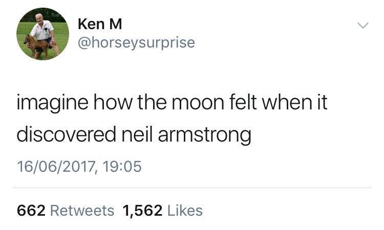 Ken M on the moon | Scrolller