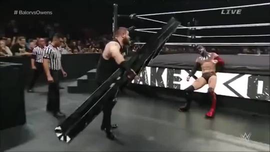 Kevin Owens puts his body on the line for a high risk maneuver | Scrolller