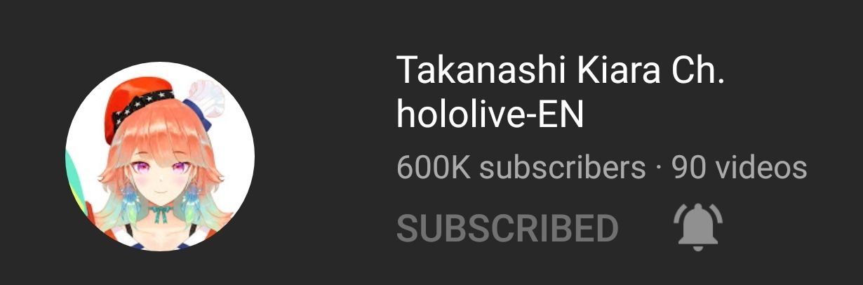 KIARA 600K!!!! CONGRATULATIONS TENCHOU!!!!!! | Scrolller