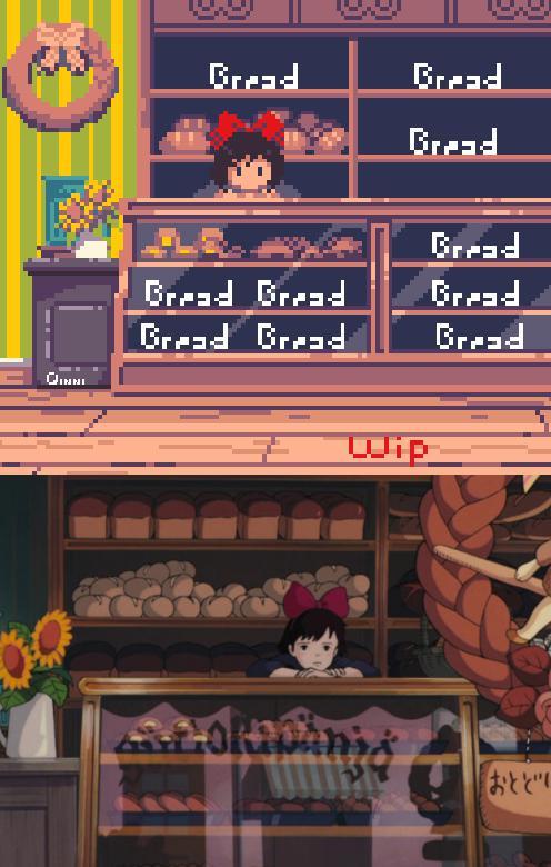 Kiki's bakery WIP xD | Scrolller