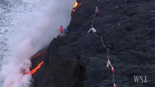 Kilauea Volcano Lava Reaches the Ocean. | Scrolller