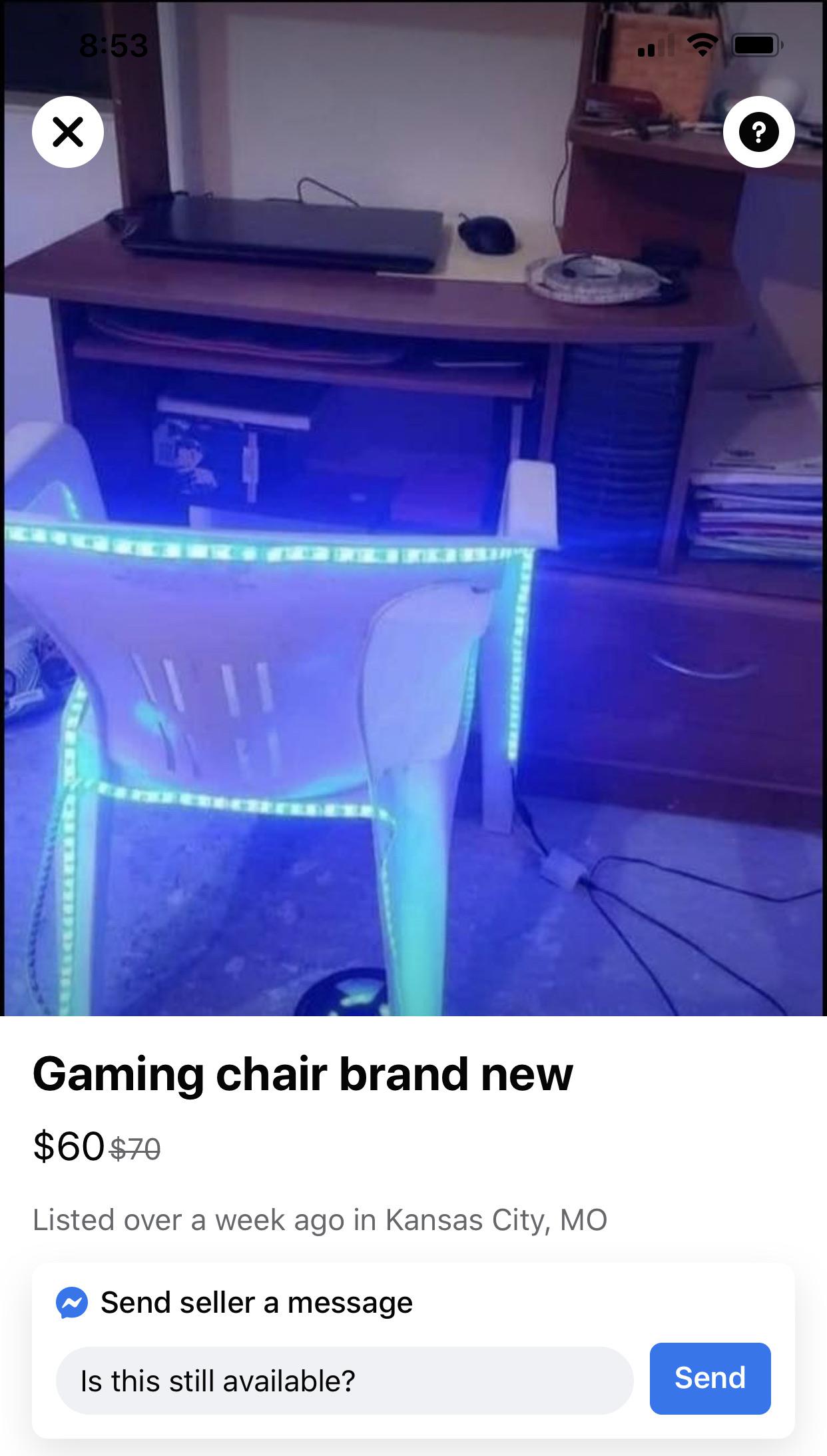 Killer gaming chair | Scrolller