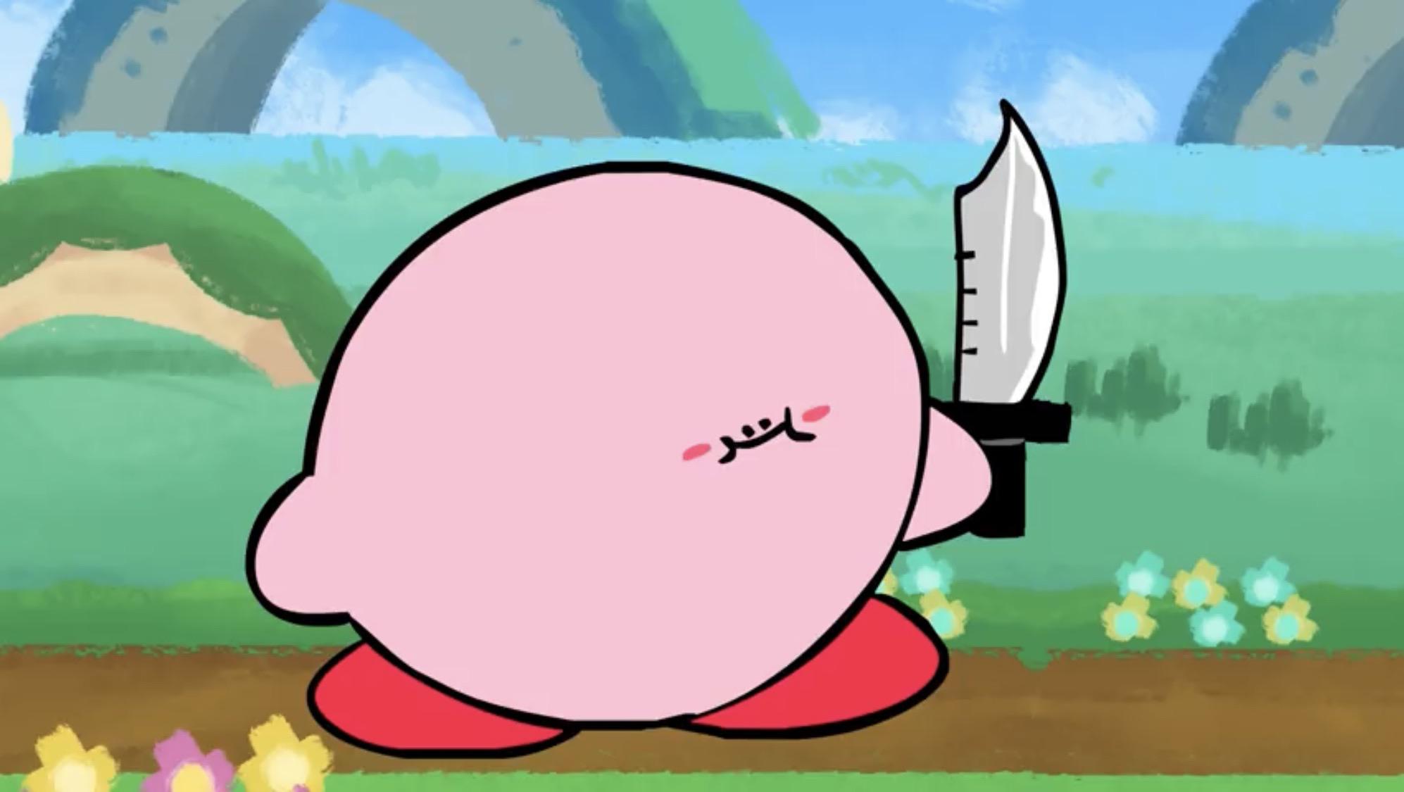 Kirb, put that knife down | Scrolller