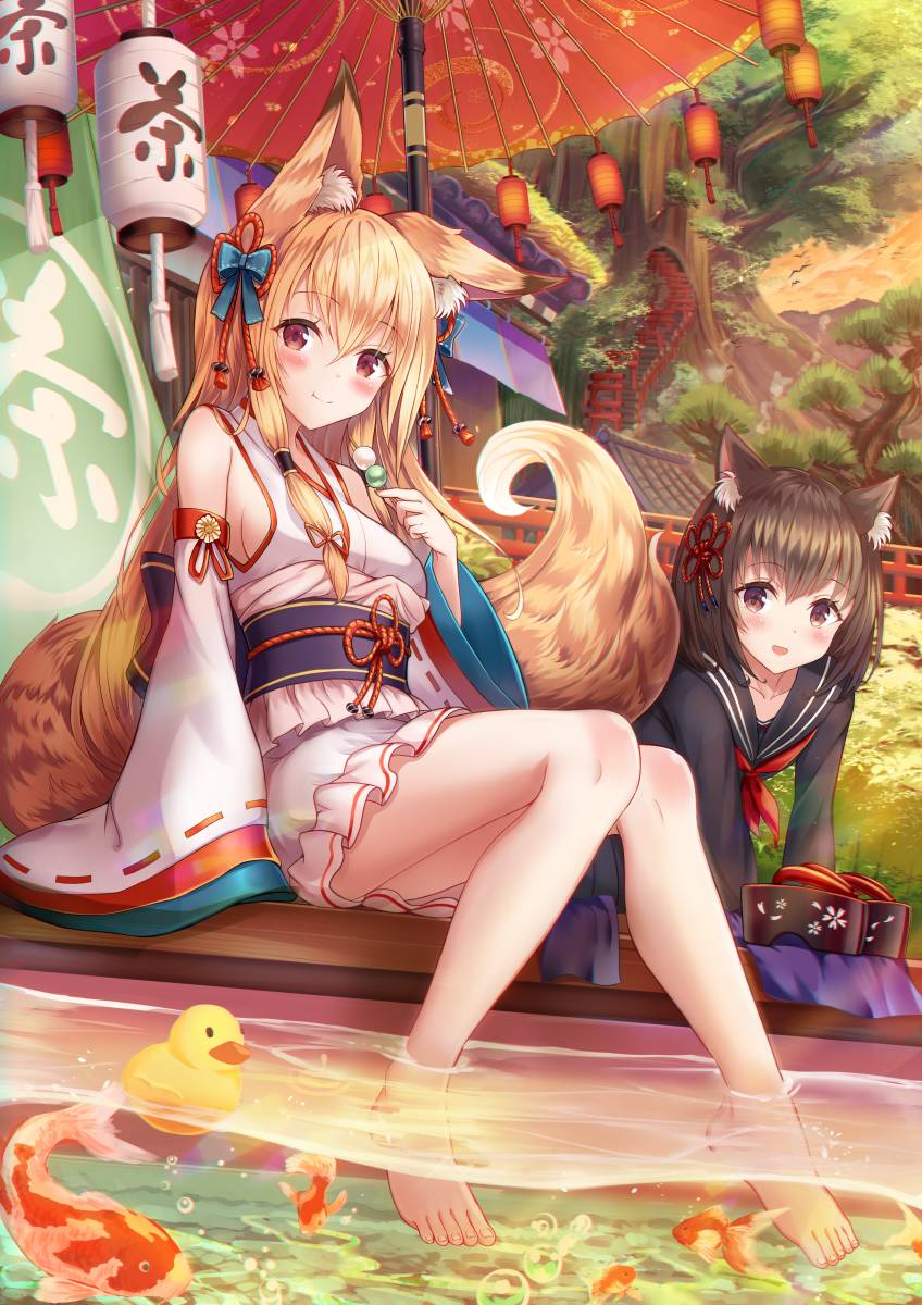 Kitsune & Neko [Original] | Scrolller