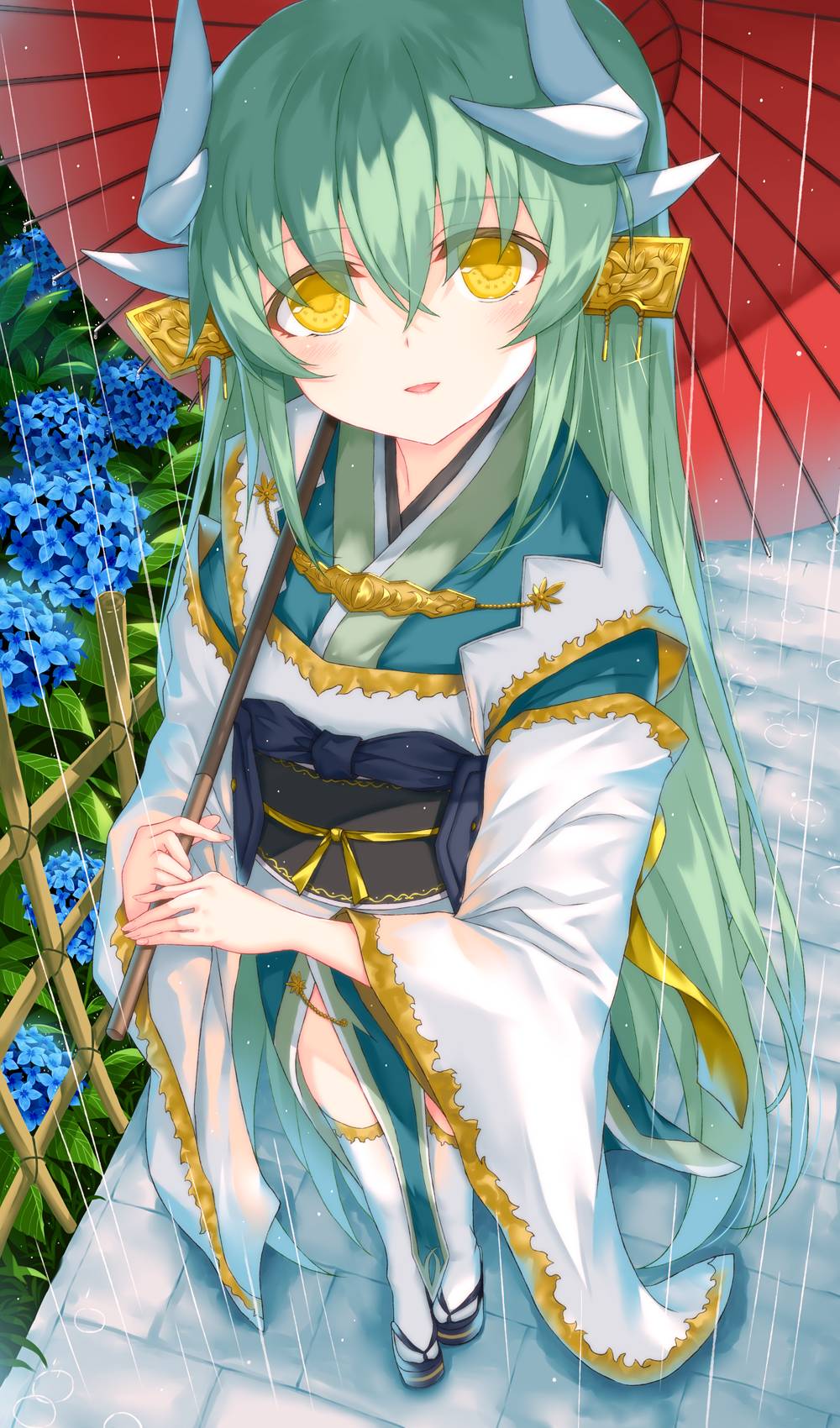 Kiyo under the rain | Scrolller