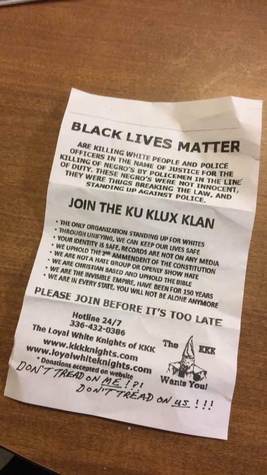 KKK spreading fake news | Scrolller