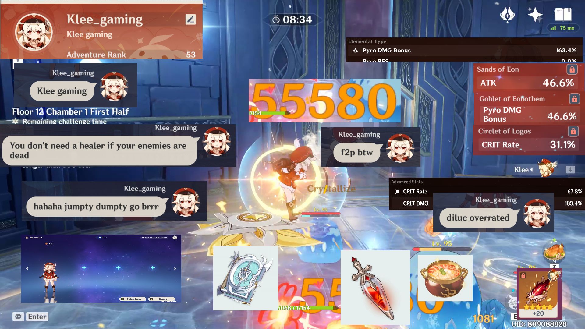 Klee gaming | Scrolller