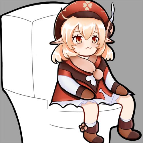 klee toilet emote by me | Scrolller