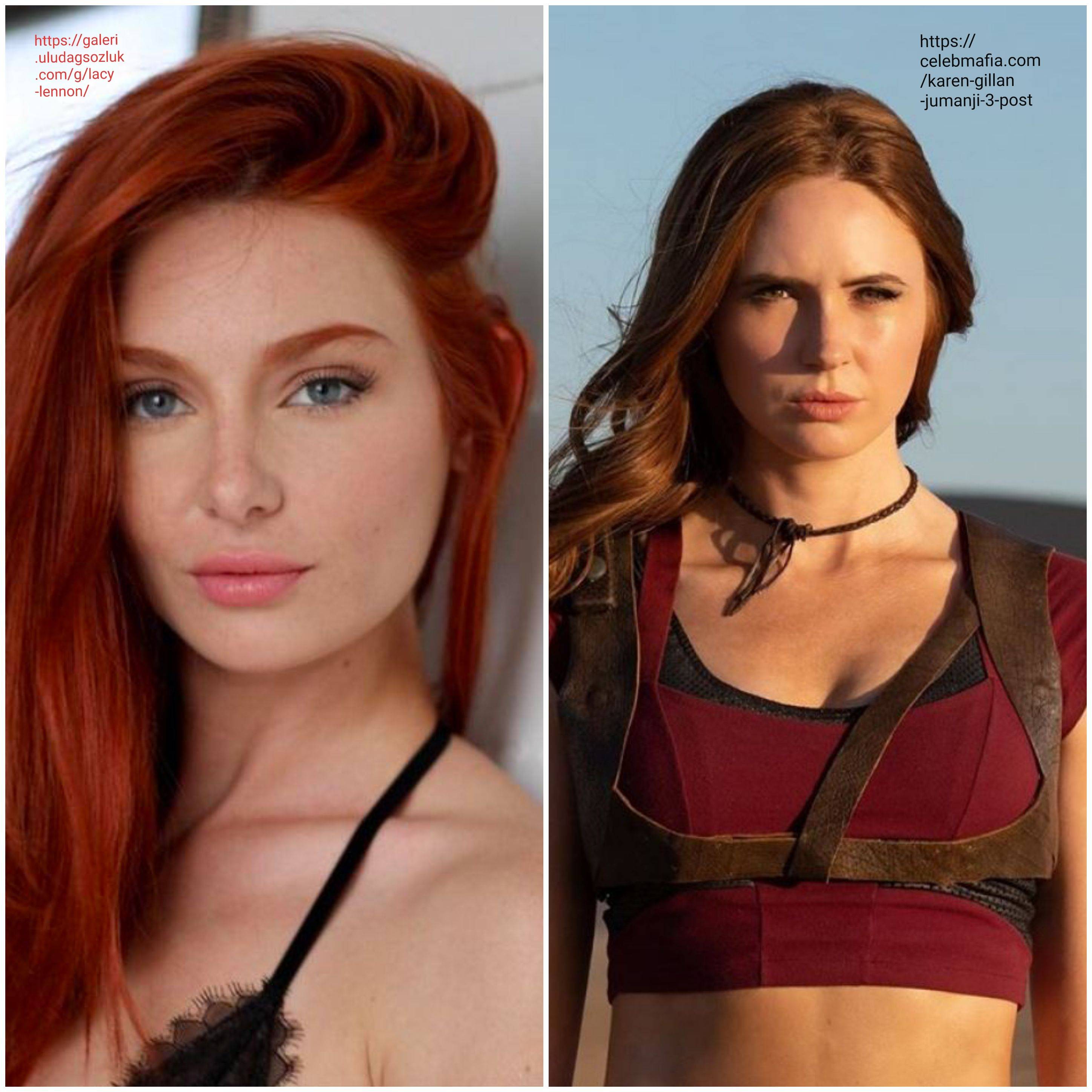 KLL Karen Gillan (Adult Actress Lacy Lennon) | Scrolller