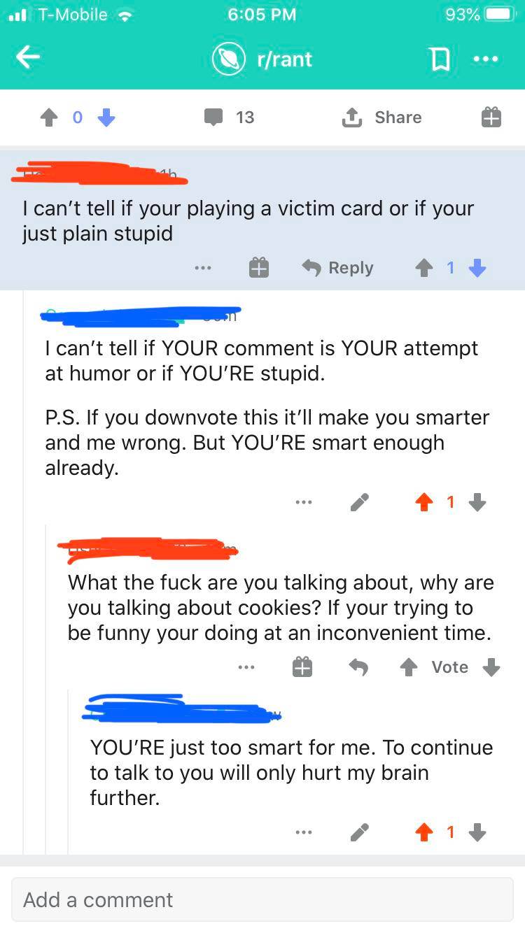 Knowing your shit vs knowing you’re shit. | Scrolller