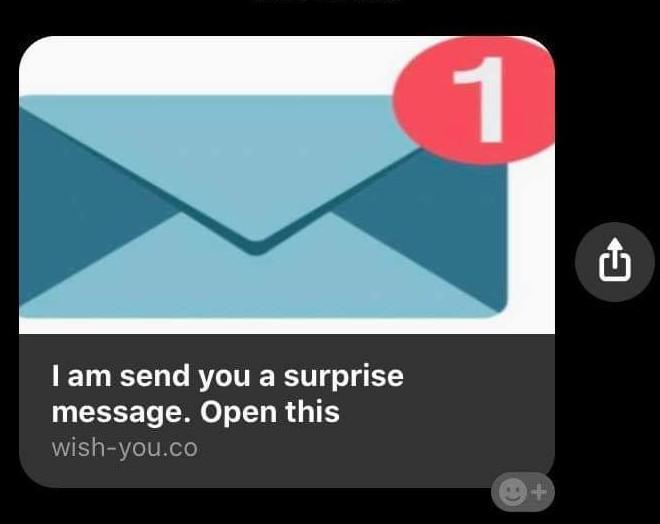 Known phishing attack spreading thru messenger fyi | Scrolller