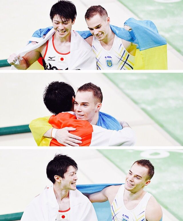 Kohei Uchimura and Oleg Verniaiev: Champions. | Scrolller