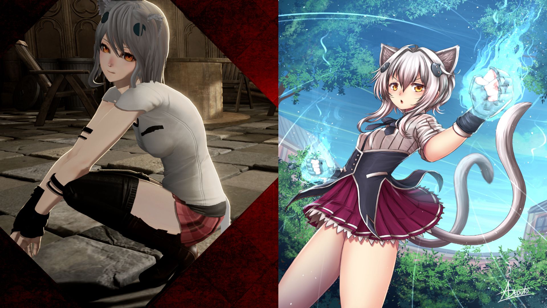 Koneko From High School DxD in CodeVein | Scrolller