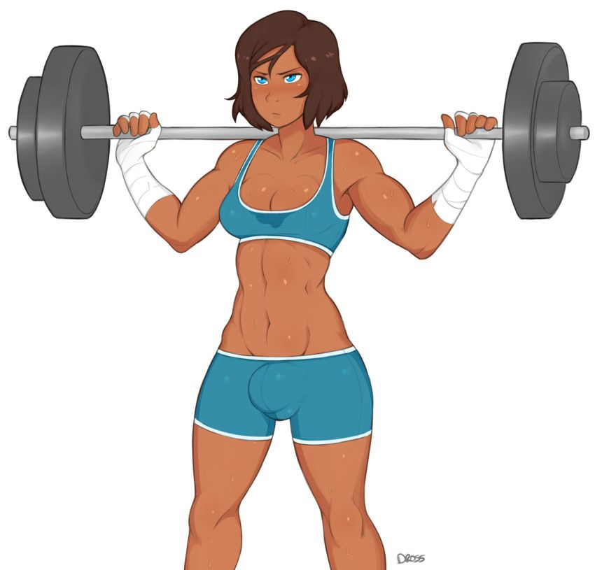 Korra's workout bulge | Scrolller
