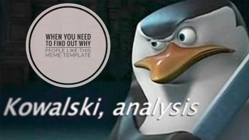 Kowalski, analysis | Scrolller