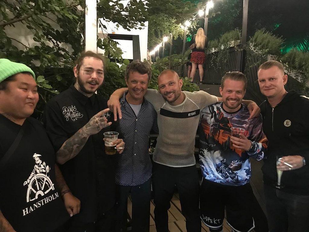 Kronprinsen hygger sig med Suspekt & Post Malone | Scrolller